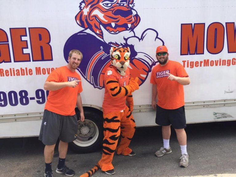 Josh and Avery with The Tiger – Greenville Movers | Tiger Moving Company